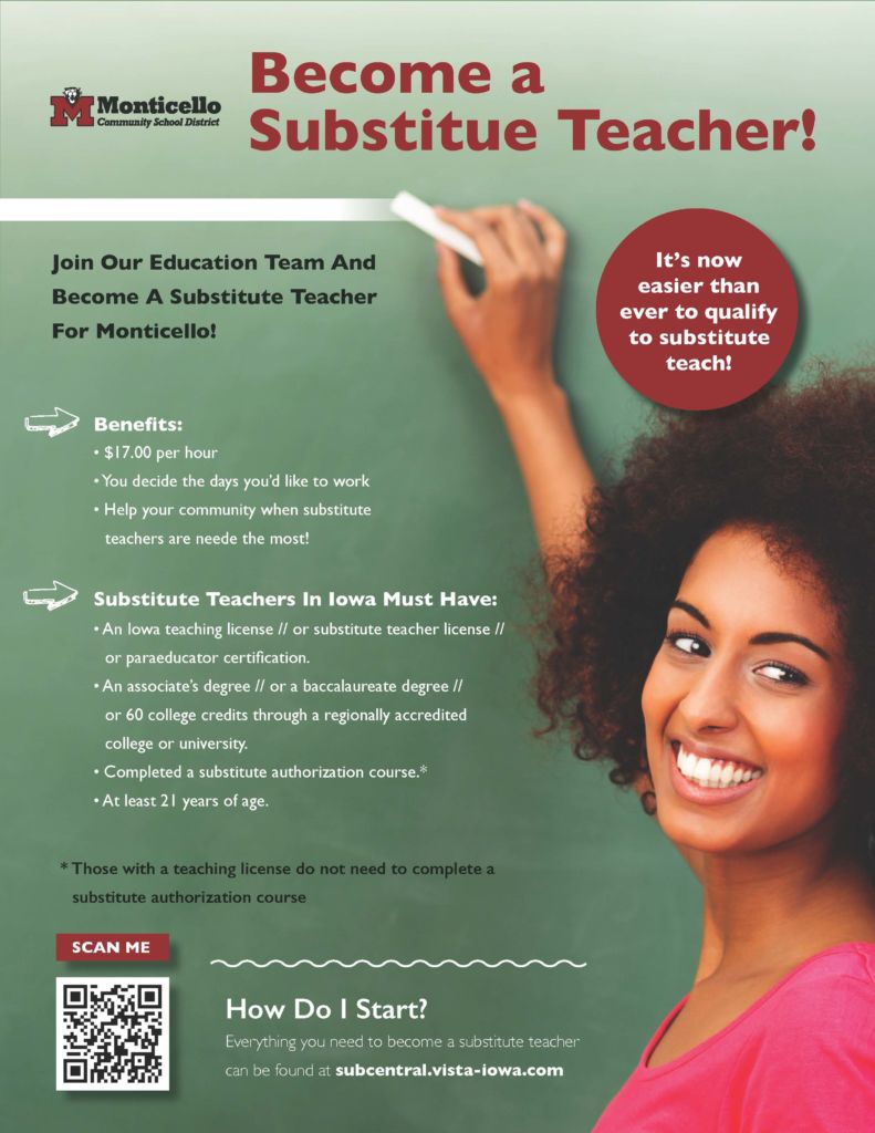 Substitute Information